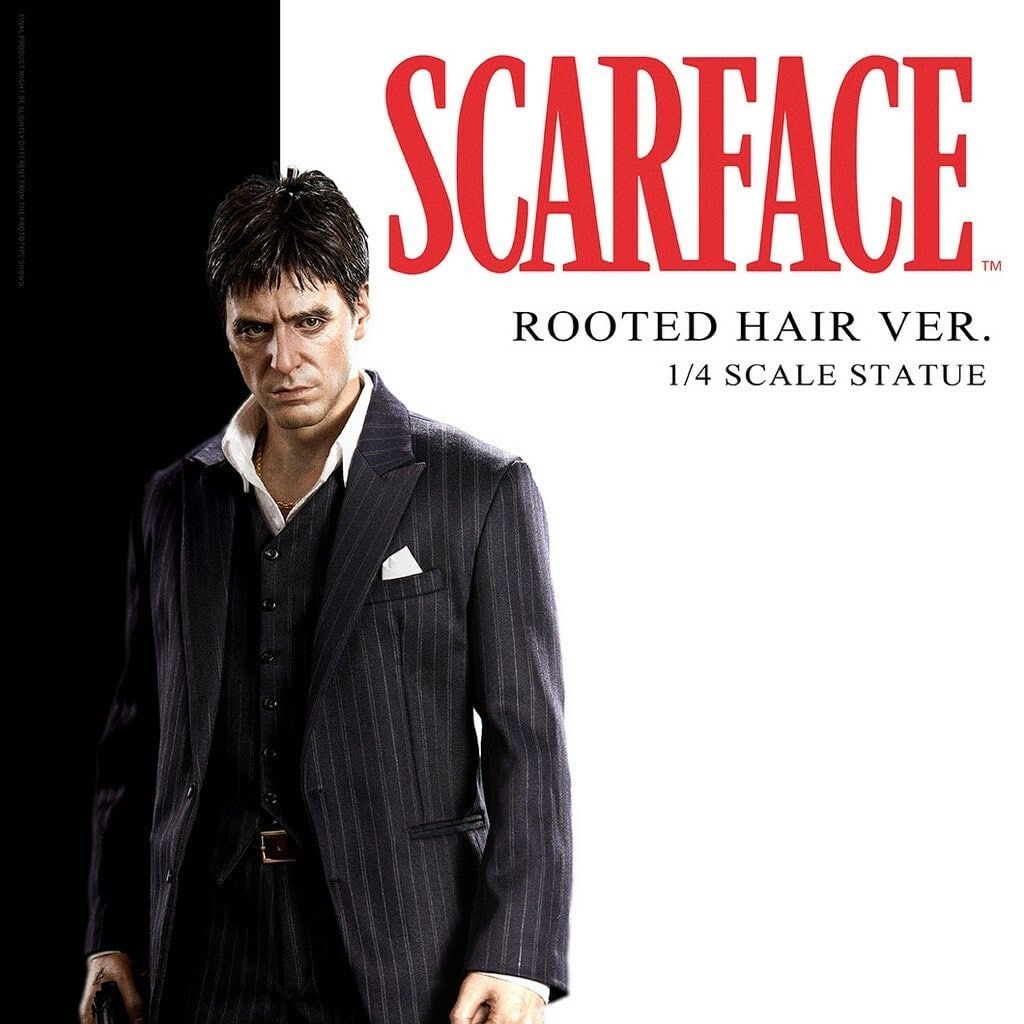 Tony Montana Blitzway rooted hair statue 1/4 Scarface