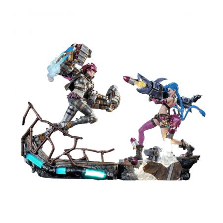 Jinx et Vi Pure Arts pack figurines 1/6 League of Legends