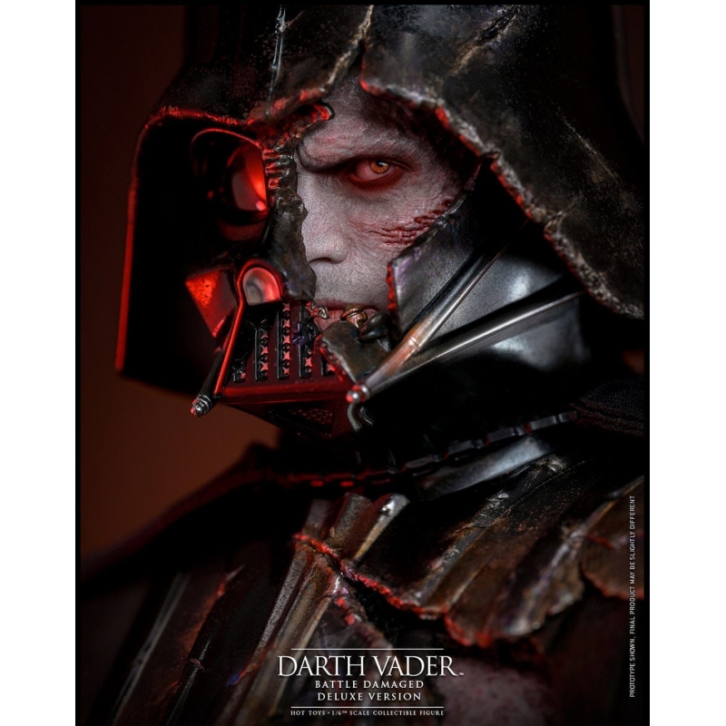 Darth Vader Battle Damaged Hot Toys Version Deluxe DX45 : figurine 1/6 ...