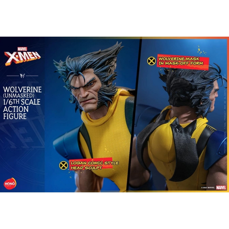 Wolverine Unmasked Hono HS06 : X-Men figure