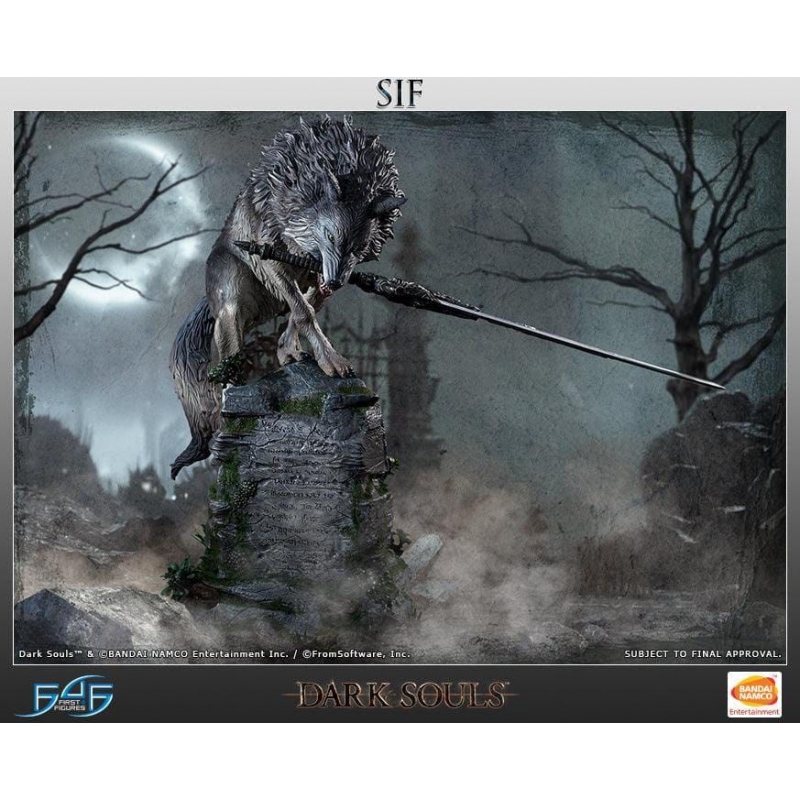The Great Grey Wolf Sif F4F : Dark Souls statue