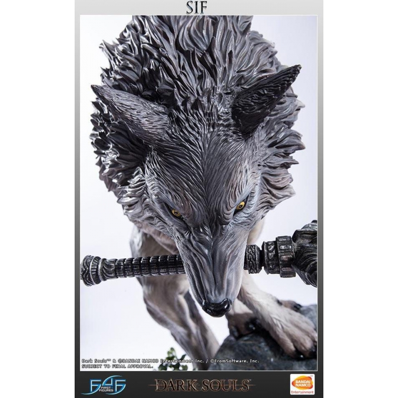 The Great Grey Wolf Sif F4F : Dark Souls statue