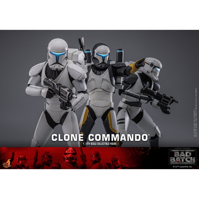 Clone Commando Hot Toys TMS131 - Star Wars The Bad Batch action figure