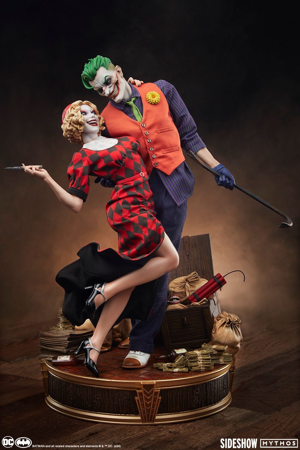 The Joker And Harley Quinn Mythos Lawless Love Sideshow : DC statue