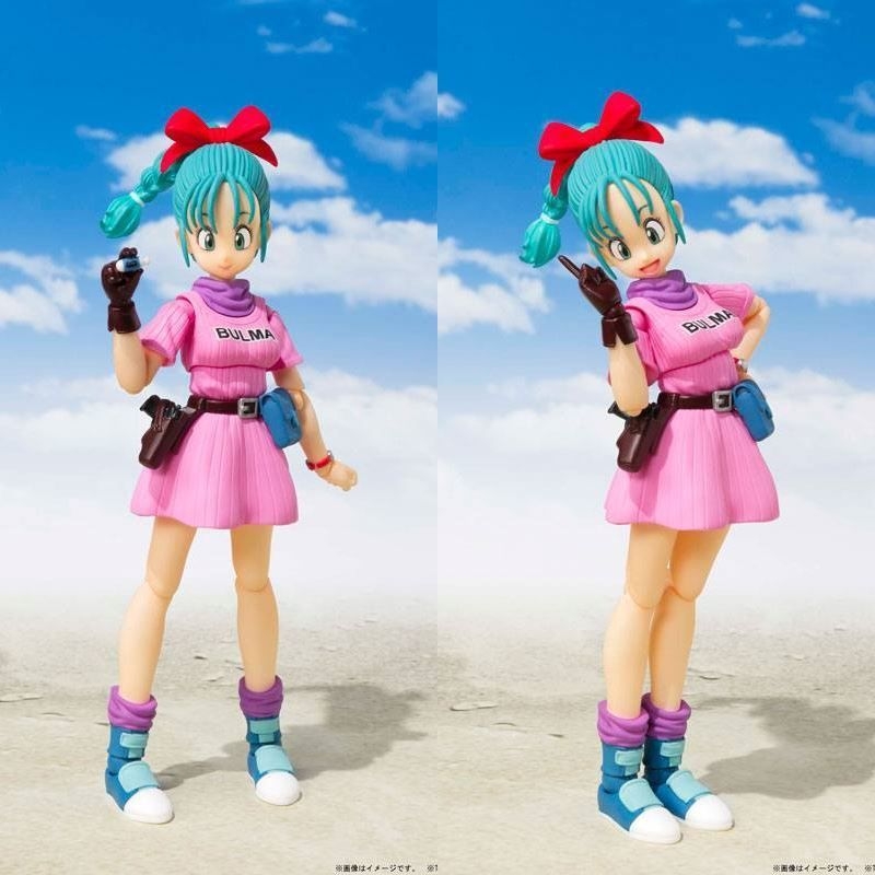 Bulma Adventure Begins pink dress SH Figuarts Dragon Ball