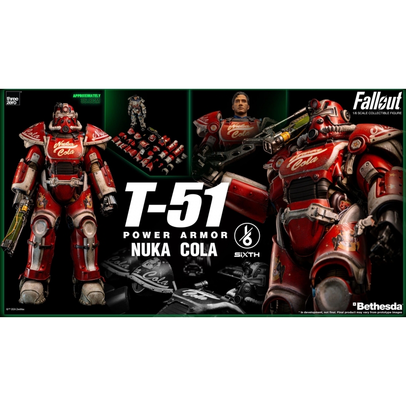 T-51 Nuka Cola Power Armor ThreeZero 1/6 figure Fallout