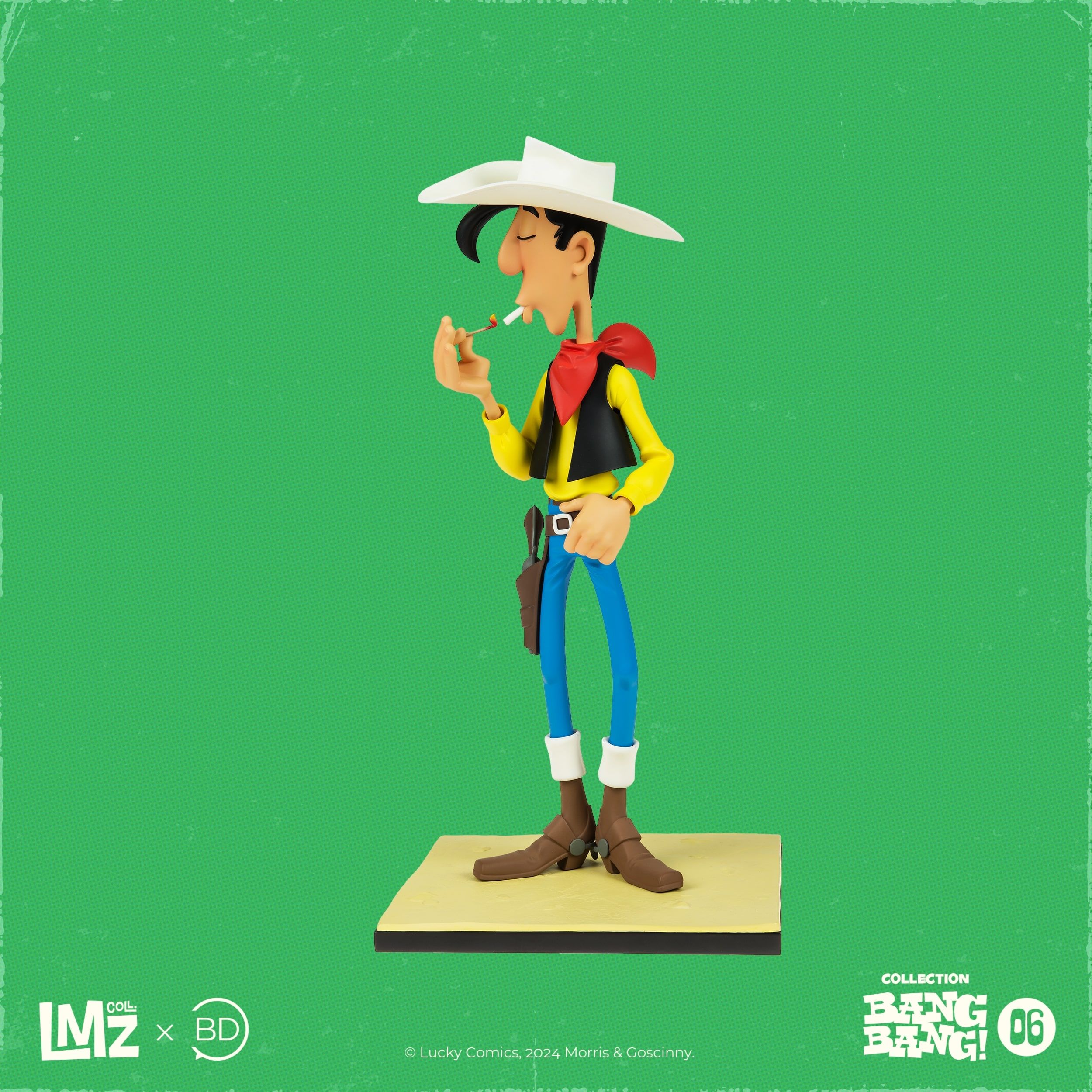 Lucky Luke LMZ Collectibles Bang Bang statue Lucky Luke