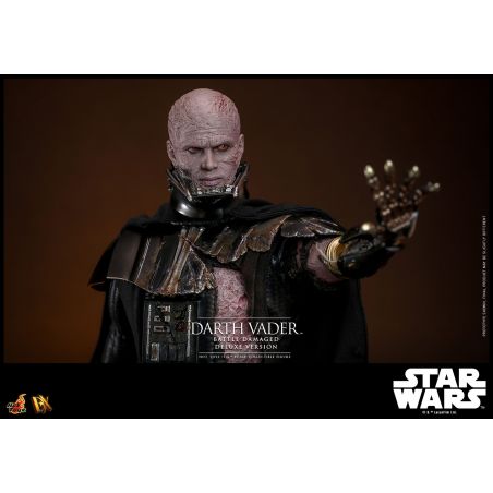Darth Vader Battle Damaged Hot Toys Deluxe Version DX45 : Star Wars 1/6 ...