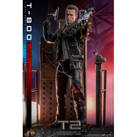 T-800 Battle Damaged Version 2.0 Hot Toys DX46 : figurine Terminator 2