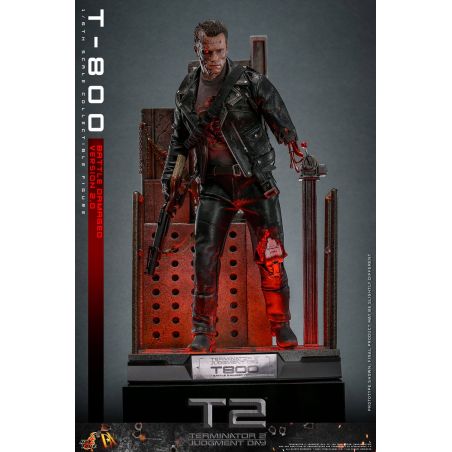 T-800 Battle Damaged Version 2.0 Hot Toys DX46 : figurine Terminator 2