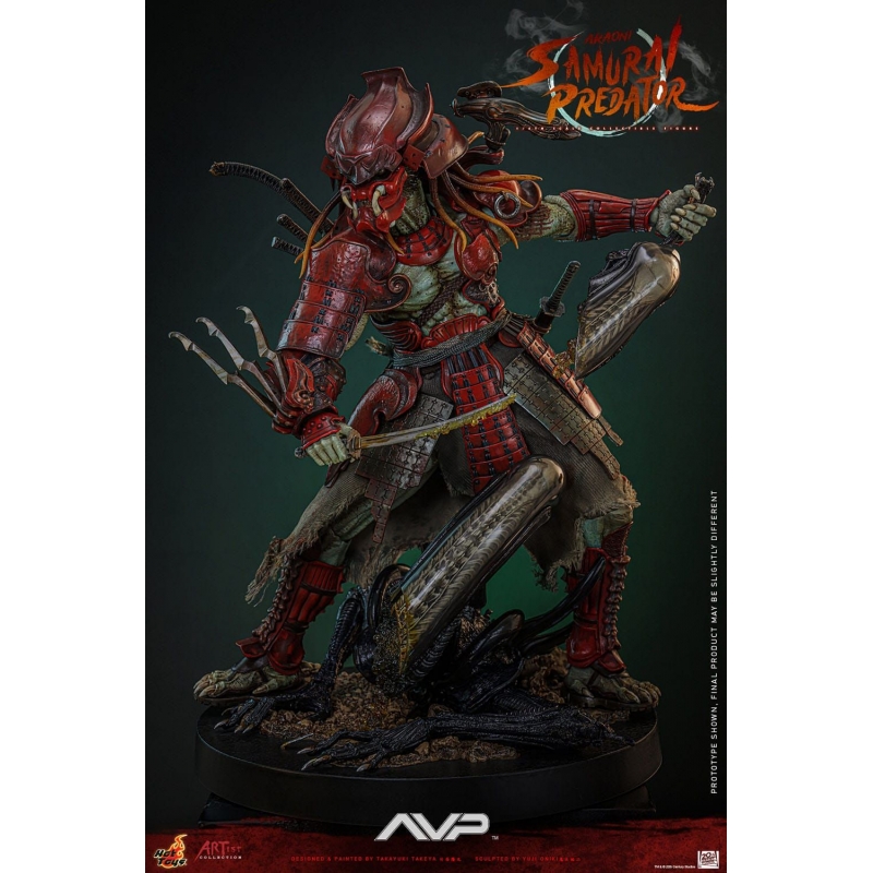 Akaoni Samurai Predator Hot Toys AC06 : Alien Vs Predator 1/6 figure