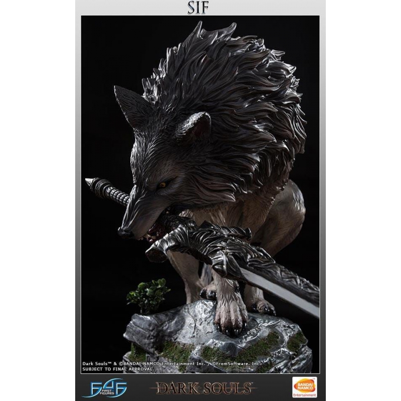 The Great Grey Wolf Sif F4F : Dark Souls statue
