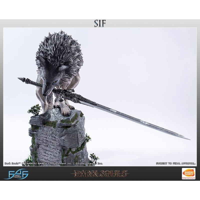 The Great Grey Wolf Sif F4F : Dark Souls statue