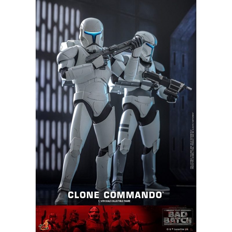 Clone Commando Hot Toys TMS131 - Star Wars The Bad Batch action figure