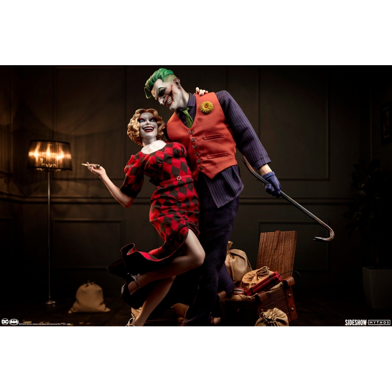 The Joker And Harley Quinn Mythos Lawless Love Sideshow : DC statue