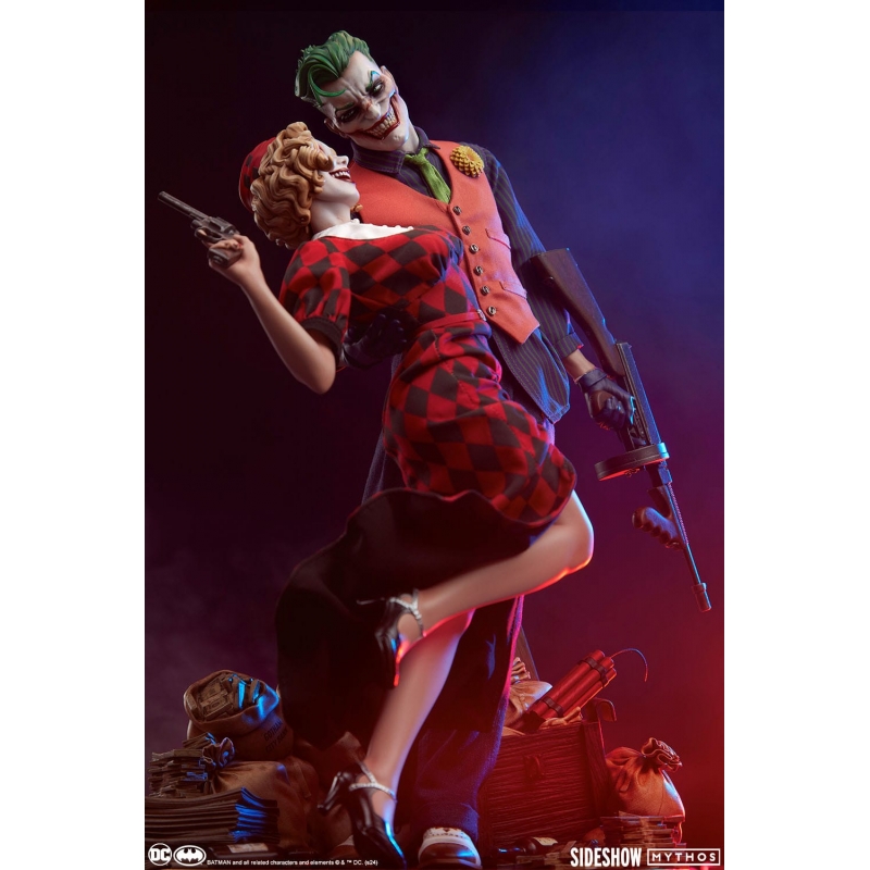 The Joker And Harley Quinn Mythos Lawless Love Sideshow : DC statue
