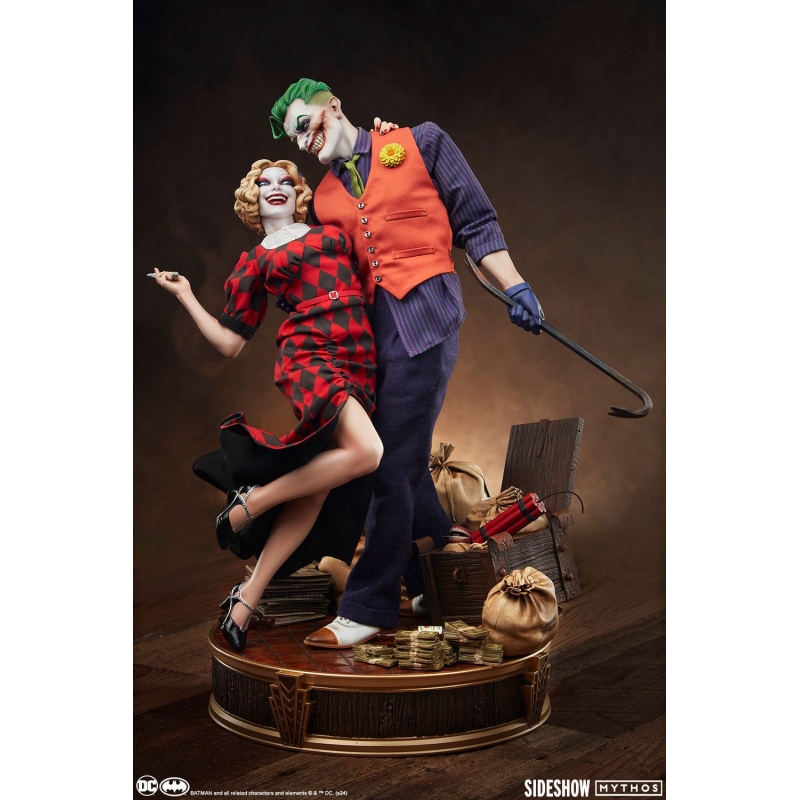 The Joker And Harley Quinn Mythos Lawless Love Sideshow : DC statue