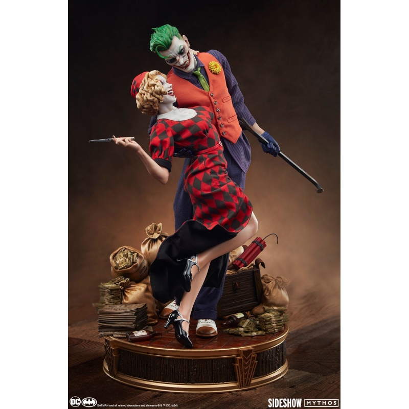 The Joker And Harley Quinn Mythos Lawless Love Sideshow : DC statue