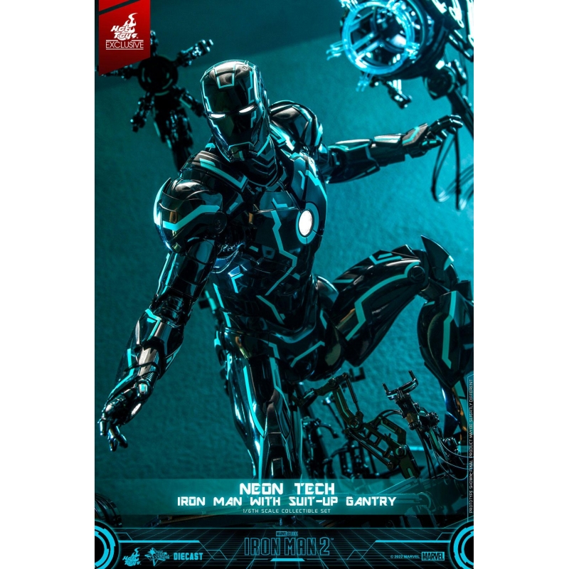 Neon Tech Iron Man Movie Masterpiece MMS672D50 | Hot Toys | Iron Man