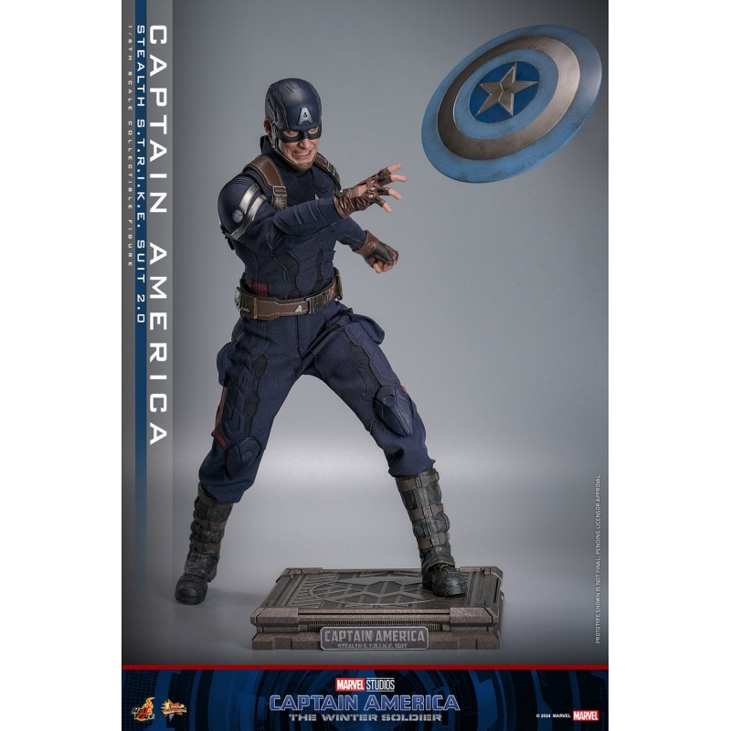 Captain America Stealth Strike Suit 2.0 Hot Toys : 1/6 action figure