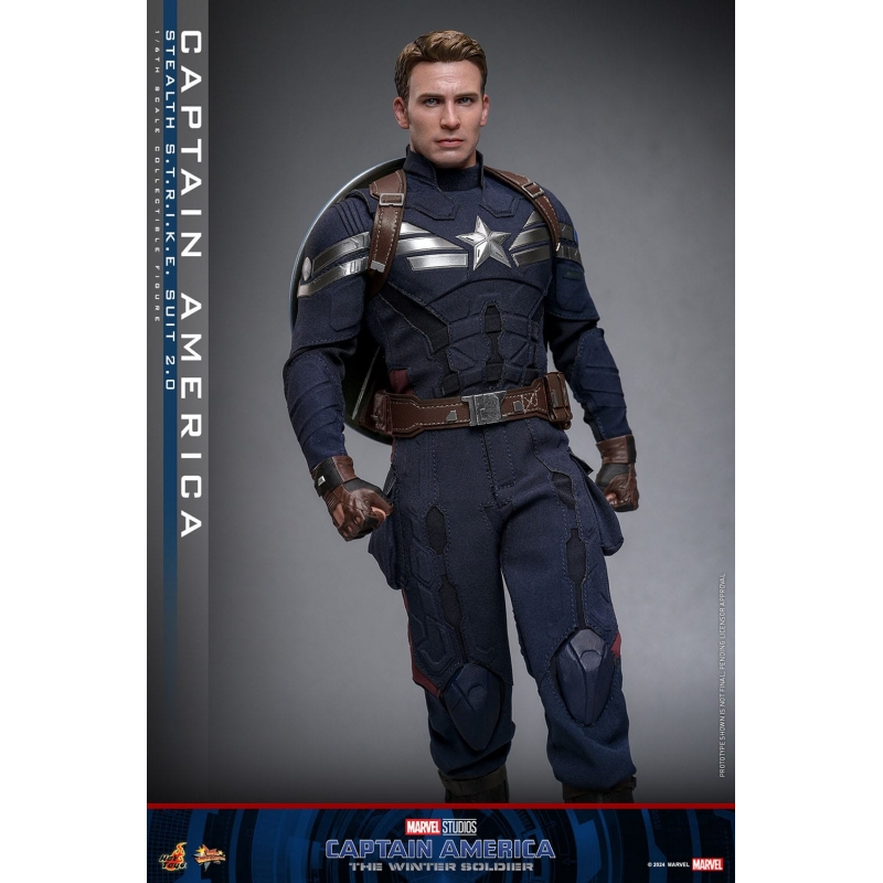 Captain America Stealth Strike Suit 2.0 Hot Toys : 1/6 action figure