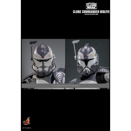Clone Commander Wolffe Hot Toys TMS141 : Star Wars Clone Wars