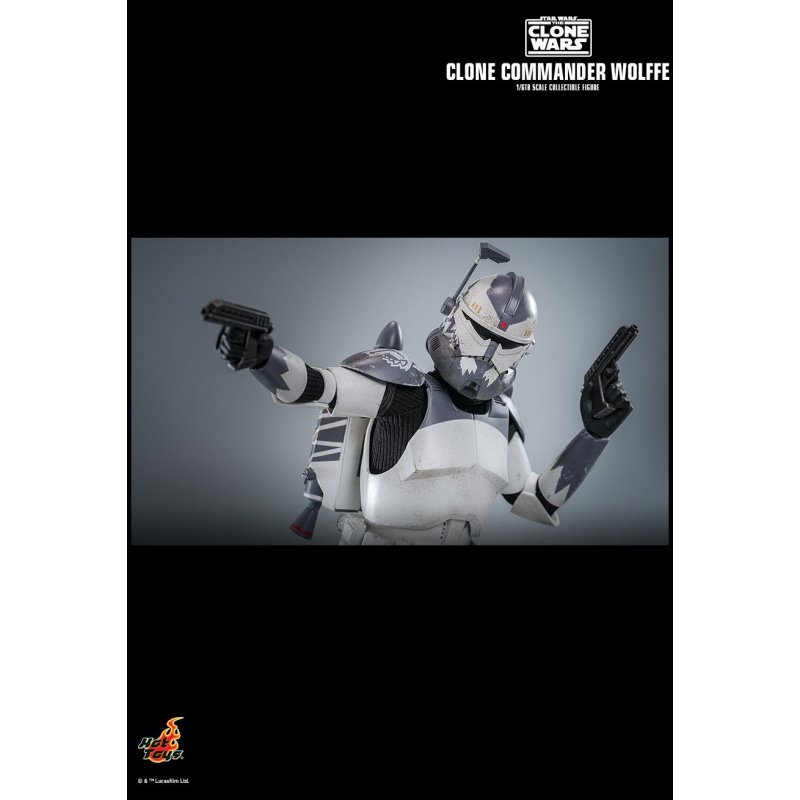 Clone Commander Wolffe Hot Toys TMS141 : Star Wars Clone Wars