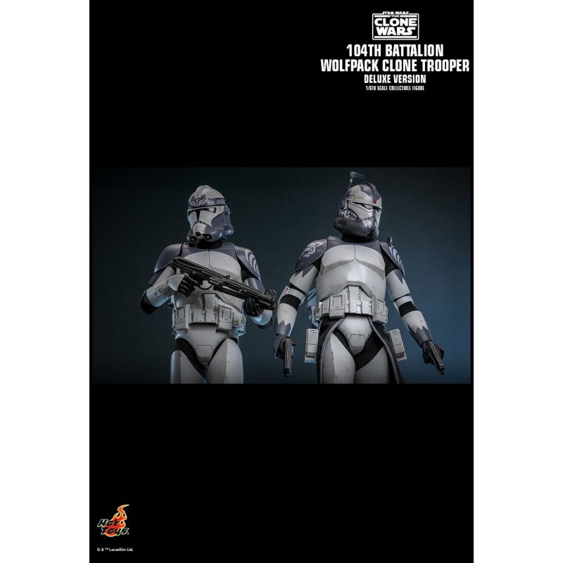 104th Battalion Wolfpack Clone Trooper Hot Toys TMS143 Star Wars Clone Wars