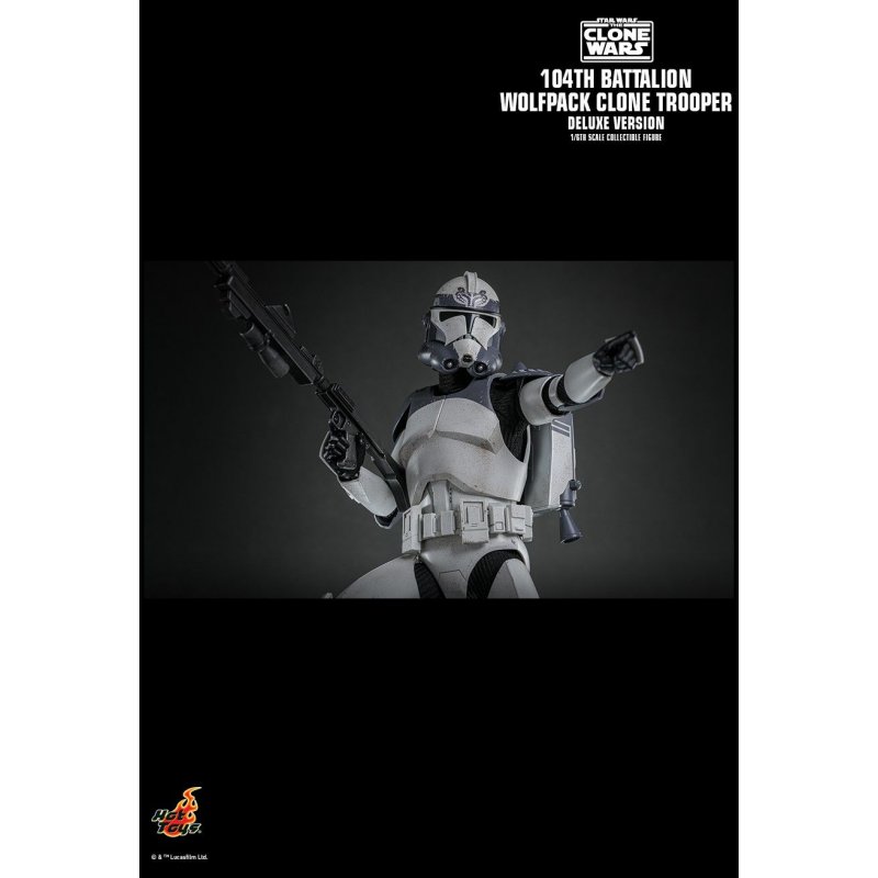 104th Battalion Wolfpack Clone Trooper Hot Toys TMS143 Star Wars Clone Wars