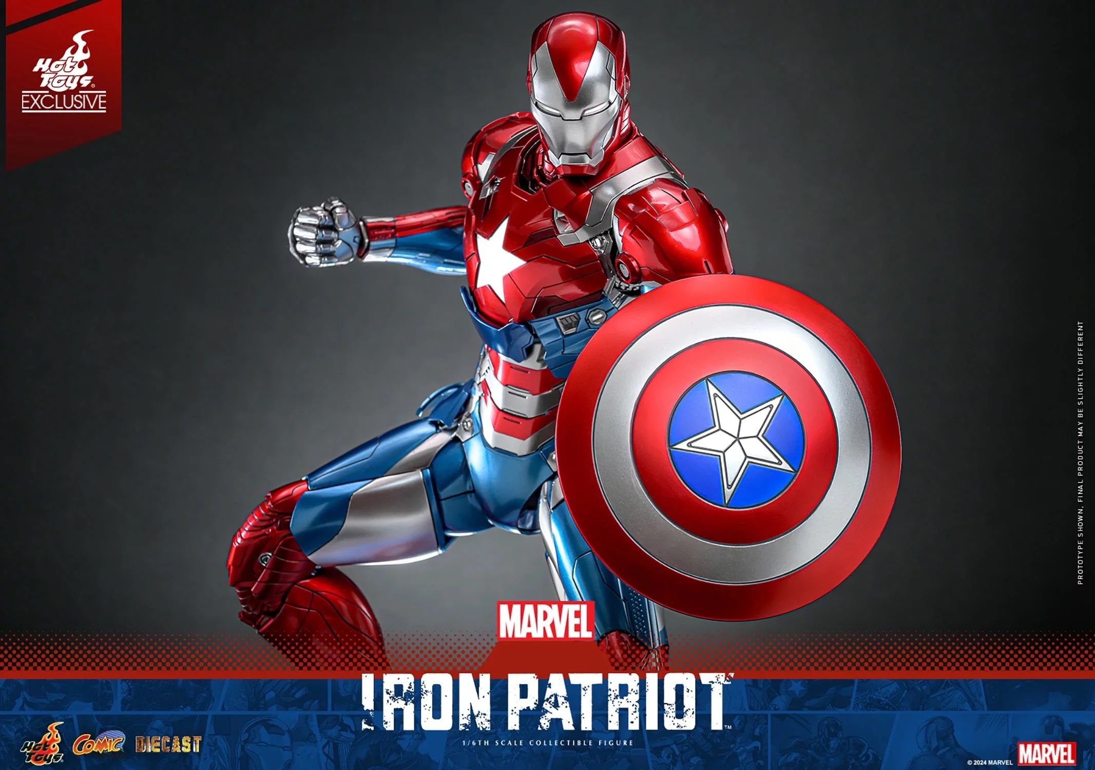 Iron Patriot Hot Toys Cms021d68 Marvel Comics Action Figure Iron Patriot Hot Toys Cms021d68 Marvel Comics Action Figure