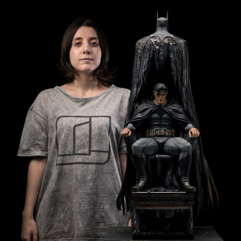 Statue Batman And Bruce Wayne Batman Identity Legacy Replica Iron Studios