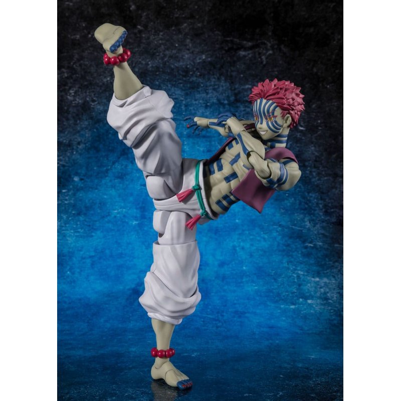 Akaza SH Figuarts Bandai : Demon Slayer Kimetsu No Yaiba action figure