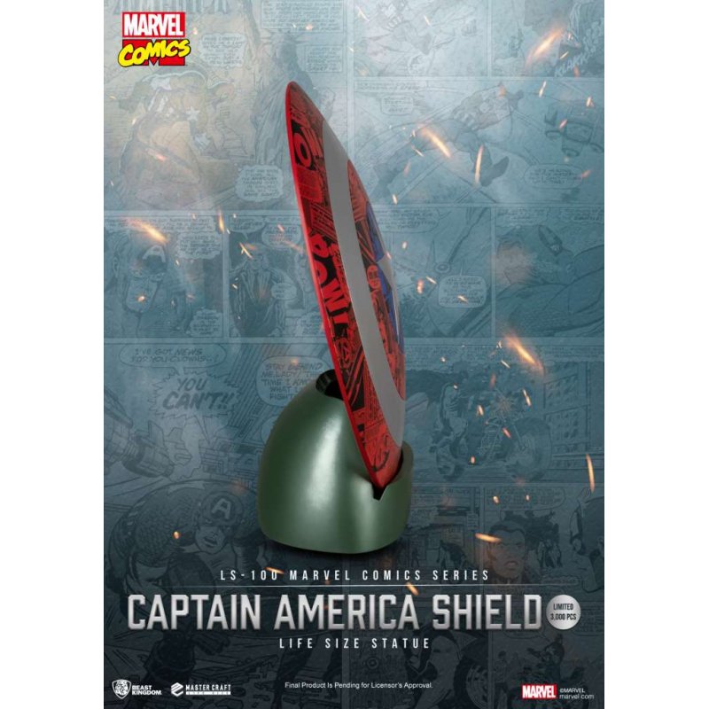 Captain America shield life-size Master Craft Beast Kingdom statue