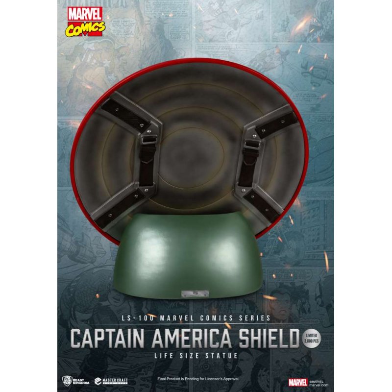 Captain America shield life-size Master Craft Beast Kingdom statue