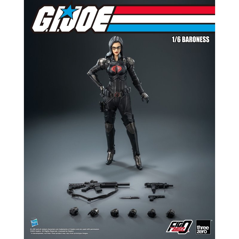 Baroness FigZero ThreeZero : GI Joe action figure