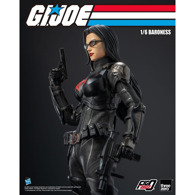 Baroness FigZero ThreeZero : GI Joe action figure