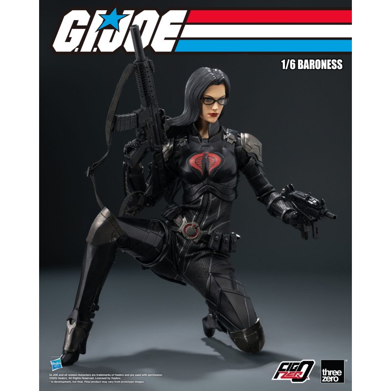 Baroness FigZero ThreeZero : GI Joe action figure