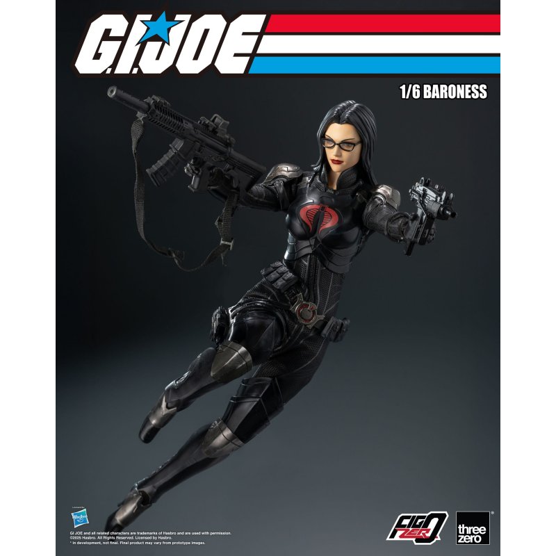Baroness FigZero ThreeZero : figurine GI Joe