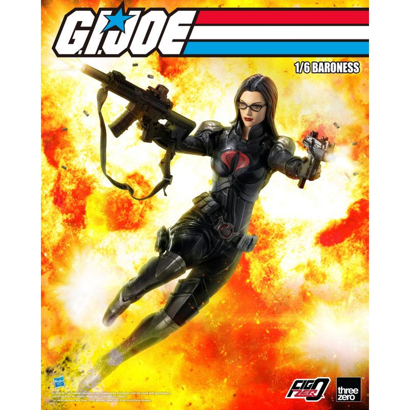 Baroness FigZero ThreeZero : figurine GI Joe