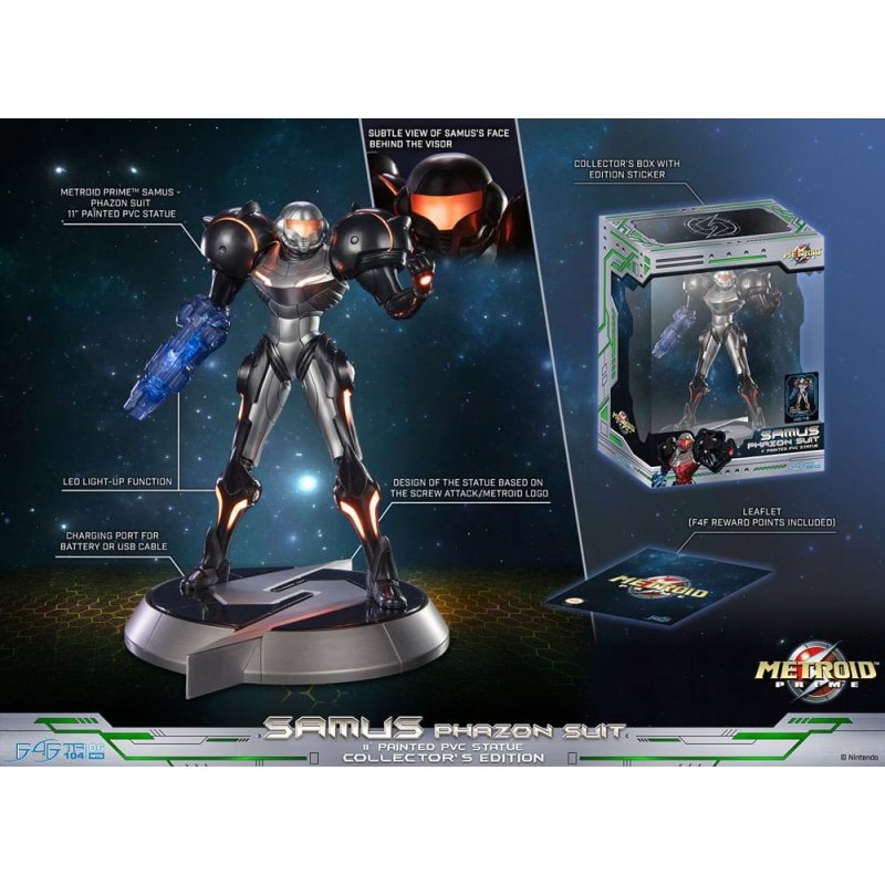 Samus Phazon Suit F4F version Collector : Metroid Prime figure
