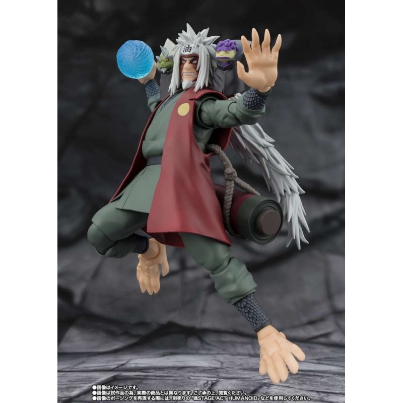 Jiraiya Hidden Leaf Heroic Master SH Figuarts : figurine Naruto Shippuden