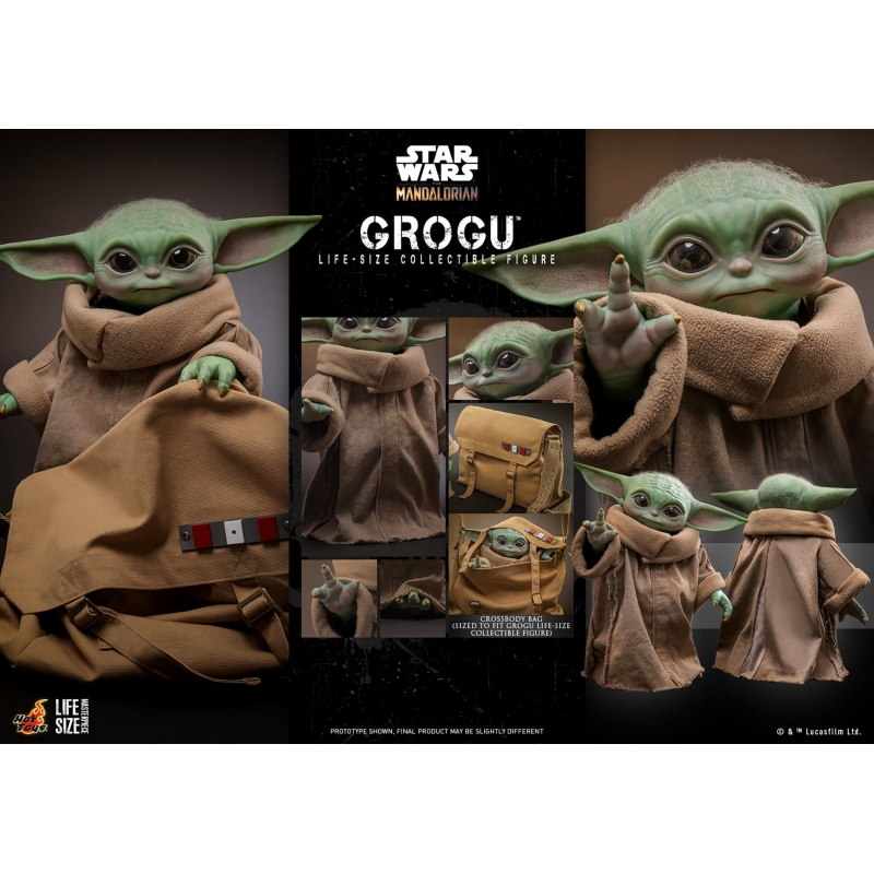 Grogu : Life-Size figure by Hot Toys from Star Wars The Mandalorian