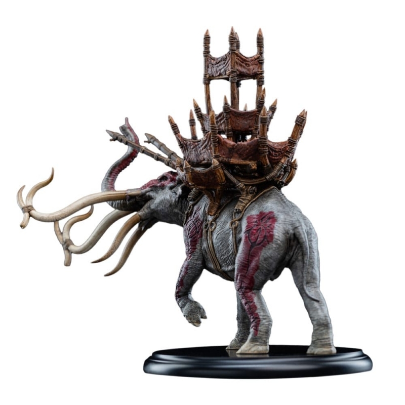 Mumak In Battle Miniature Statue by Weta - The Lord Of The Rings