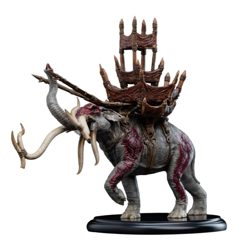 Mumak In Battle Miniature Statue by Weta - The Lord Of The Rings