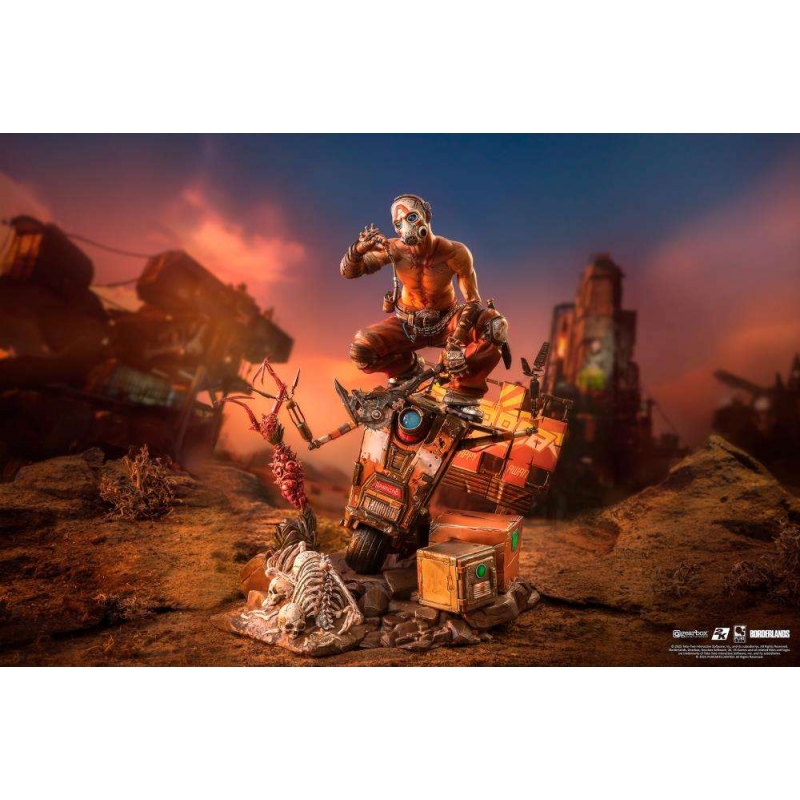 Psycho Bandit and Claptrap diorama Pure Arts - Borderlands 3