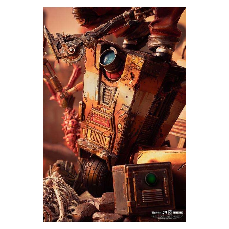 Psycho Bandit and Claptrap diorama Pure Arts - Borderlands 3