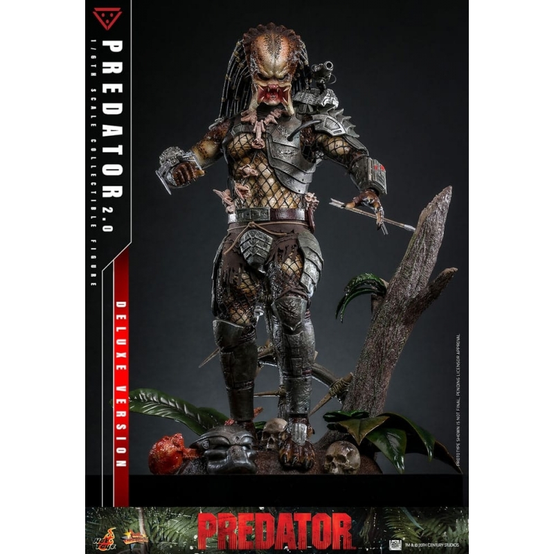 Predator 2.0 action figure by Hot Toys - MMS817 deluxe