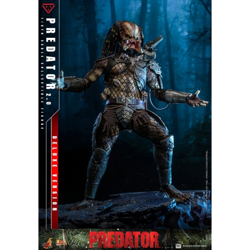 Predator 2.0 action figure by Hot Toys - MMS817 deluxe