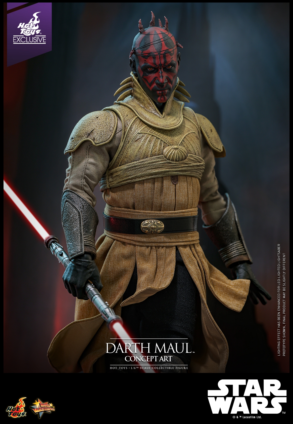 Darth Maul action figure by Hot Toys (Concept Art) - MMS778