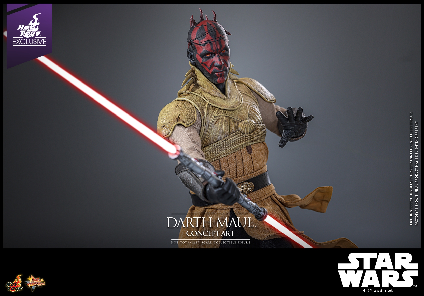 Darth Maul action figure by Hot Toys (Concept Art) - MMS778